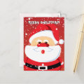 Cute Santa Claus custom postcard | Zazzle
