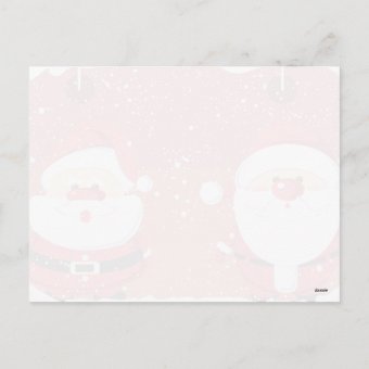Cute Santa Claus custom postcard | Zazzle