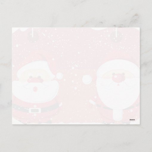 Cute Santa Claus custom postcard | Zazzle