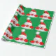 Cute Santa Face Wrapping Paper | Zazzle