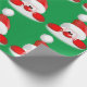 Cute Santa Face Wrapping Paper | Zazzle