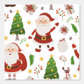 Cute Santa Festive Christmas Holidays Wallpaper | Zazzle