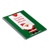 Cute Santa Holiday Planner Notebook | Zazzle