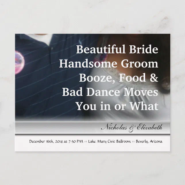 CUTE Save the Date Custom Postcard | Zazzle