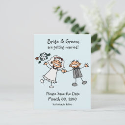 Cute Save the Date Postcards | Zazzle