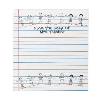 Teacher Notepads | Zazzle