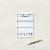 Cute School Kids Teacher Post-its Post-it Notes | Zazzle