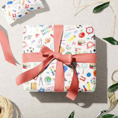 Back to School Wrapping Paper | Original Gift Wrap Ideas