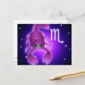 Cute Scorpio Zodiac Postcard | Zazzle