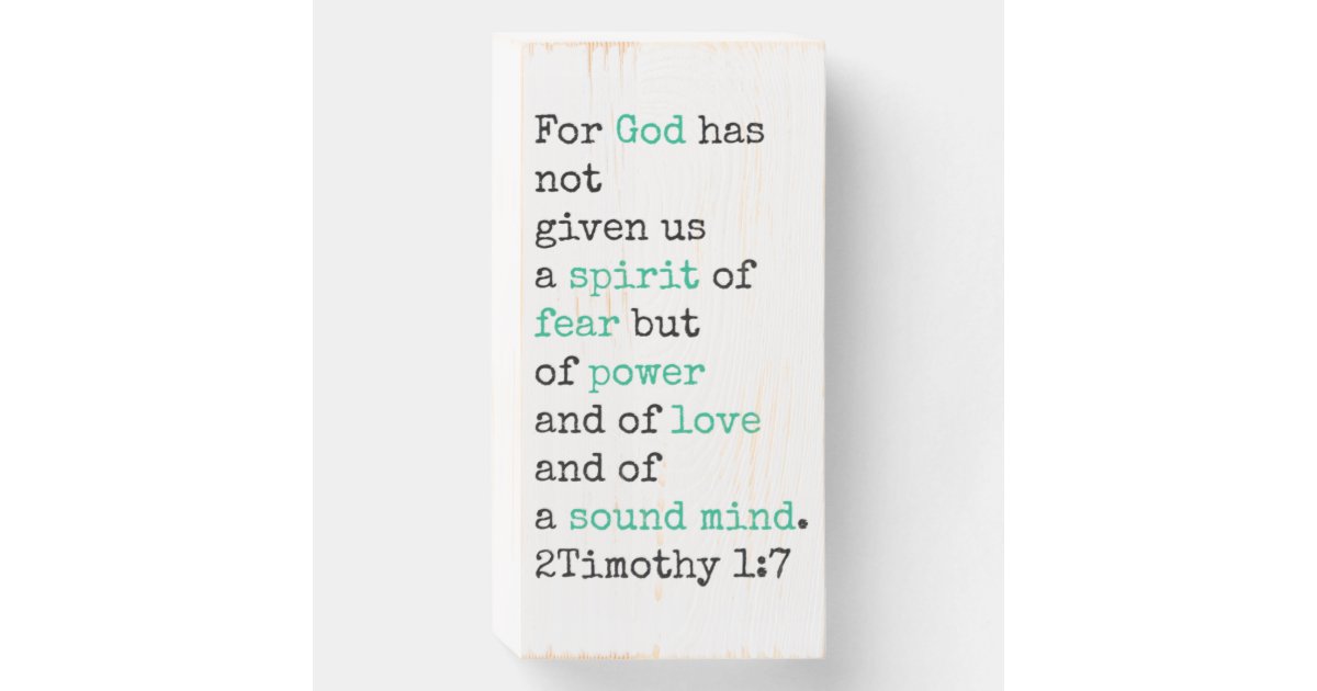 Cute Scripture Wooden Box Sign | Zazzle