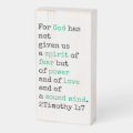 Cute Scripture Wooden Box Sign | Zazzle