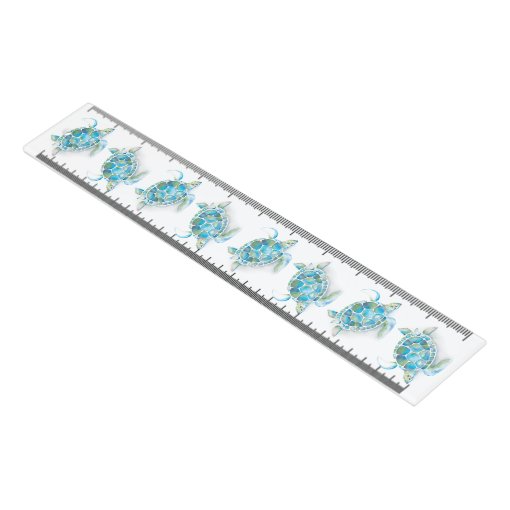 Cute Sea Turtle Back To School Ruler | Zazzle