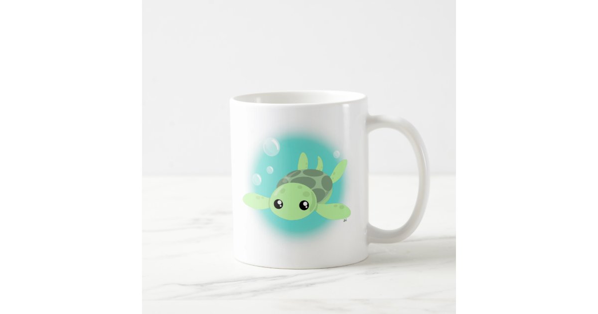 Cute Sea Turtle Coffee Mug | Zazzle.com