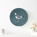 Cute Seagull Large Clock | Zazzle