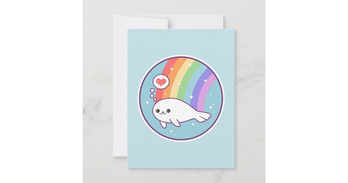 Cute Seal Birthday Invitations | Zazzle