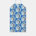 Cute Shark | Blue Birthday Personalized Gift Tags | Zazzle