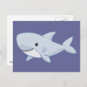 Cute Shark Postcard | Zazzle