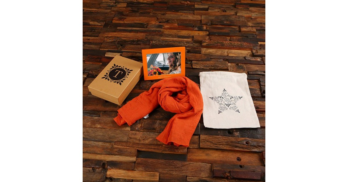 Cute Shawl and Keepsake Box with Picture Frame | Zazzle