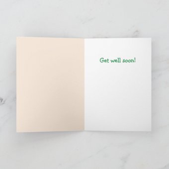 Cute Sheep And Goat Get Well Card | Zazzle