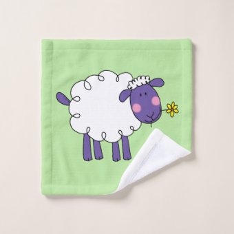 cute sheep bath towel set | Zazzle