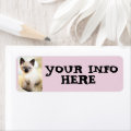CUTE SIAMESE CAT KITTEN RETURN ADDRESS LABELS | Zazzle