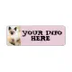 CUTE SIAMESE CAT KITTEN RETURN ADDRESS LABELS | Zazzle