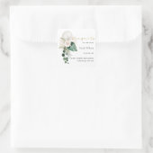 CUTE SILVER WHITE BALLOON FLORAL GRAD CONGRATS SQUARE STICKER | Zazzle