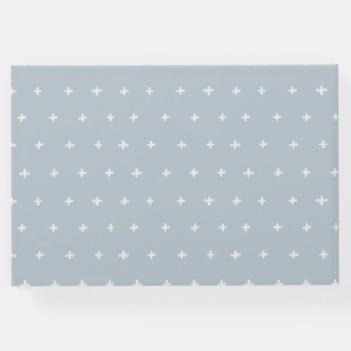 Cute Simple Aqua Blue Star Mobile Boy Baby Shower Guest Book | Zazzle