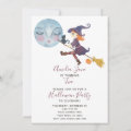Cute Simple Halloween Witch Child's 2nd Birthday Invitation | Zazzle