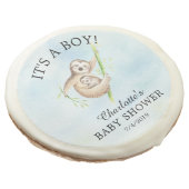 Cute Sloth Baby Shower Favor Sugar Cookie | Zazzle