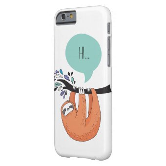 Cute Sloth Phone Case | Zazzle