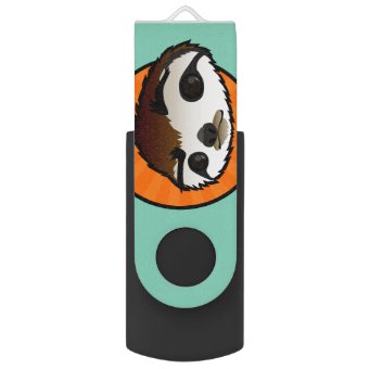 CUTE SLOTH SWIVEL USB FLASH DRIVE | Zazzle