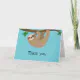 Cute Sloth, Thank you note | Zazzle