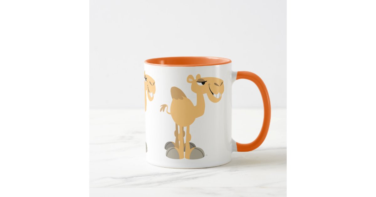 Cute Smiling Cartoon Camel Mug | Zazzle