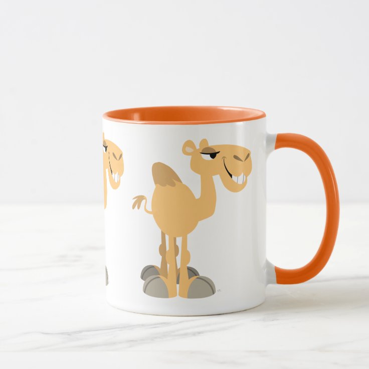 Cute Smiling Cartoon Camel Mug | Zazzle