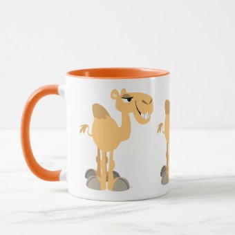 Cute Smiling Cartoon Camel Mug | Zazzle