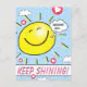 Cute Smiling Sunshine Keep Shining Encouragement Postcard | Zazzle