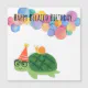 Cute Snail and Turtle Funny Belated Birthday Card | Zazzle
