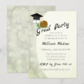 Cute Snail Themed Graduation Party Invitation | Zazzle