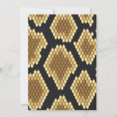 Cute snake reptile birthday party invitation | Zazzle