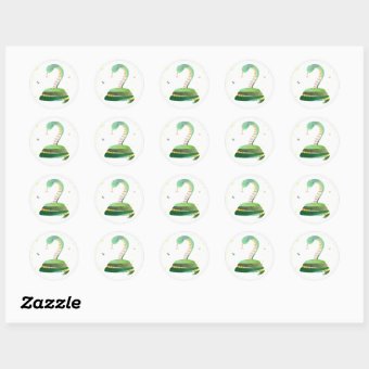 Cute Snake Stickers | Zazzle