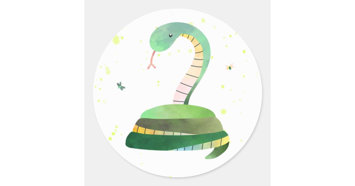 Cute Snake Stickers | Zazzle
