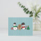 Cute Snow Pals postcard | Zazzle