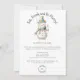 Cute Snowman Company Logo QR Code Christmas Party Invitation | Zazzle