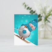 Cute Snowman Postcard | Zazzle