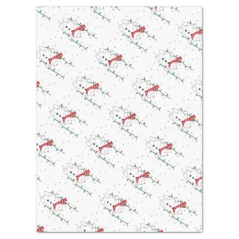 Cute Snowman Tissue Paper | Zazzle