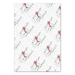 Cute Snowman Tissue Paper | Zazzle