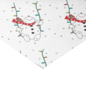 Cute Snowman Tissue Paper | Zazzle