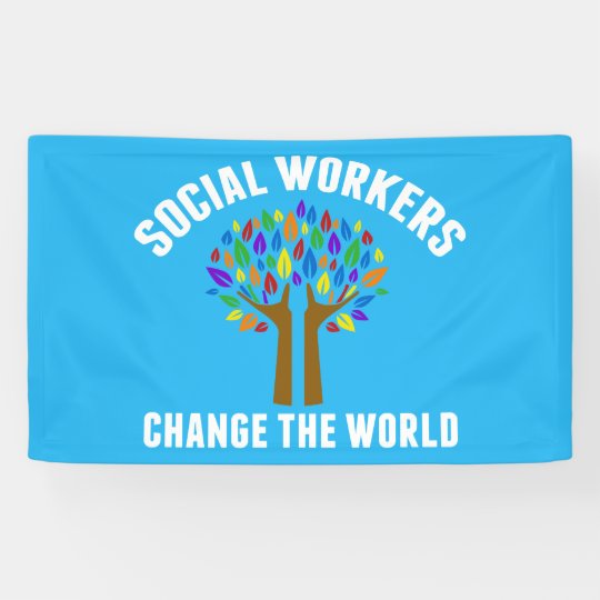 Cute Social Work Quote Banner | Zazzle.com