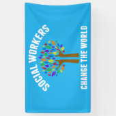 Cute Social Work Quote Banner | Zazzle